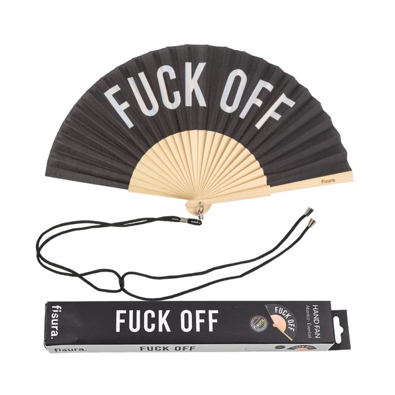 Fisura - Original Handheld Folding Fan with message in english ...