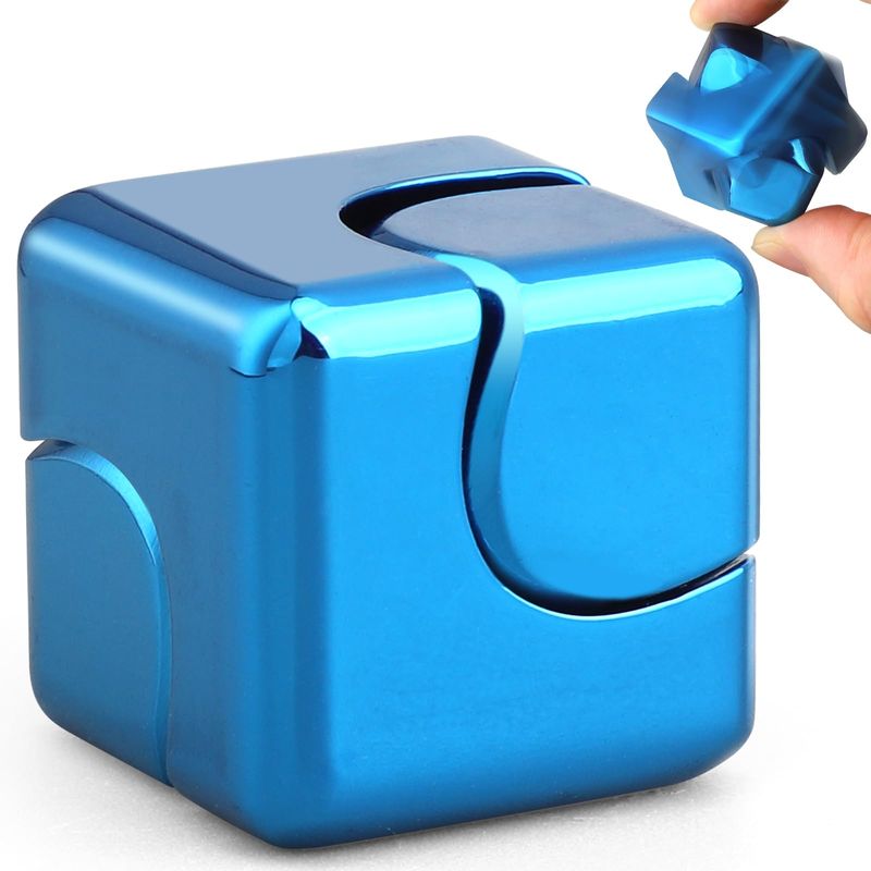 Infinity Gear Fidget Cube Spinner Toy for Kids Adults, 2 in 1 ...