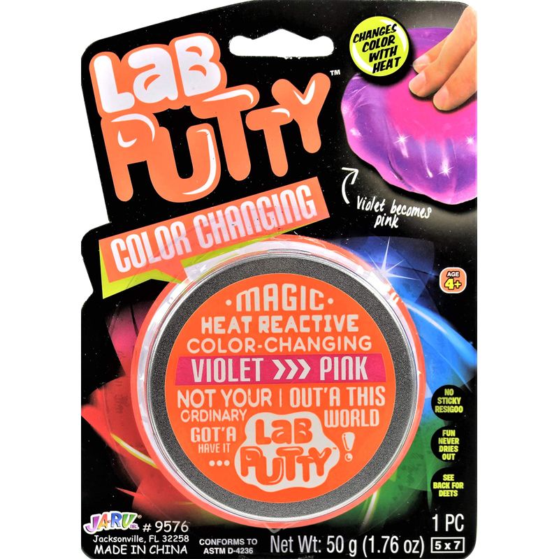 JA-RU Lab Putty-Color Changing Putty (1 Putty Assorted Color). Heat ...