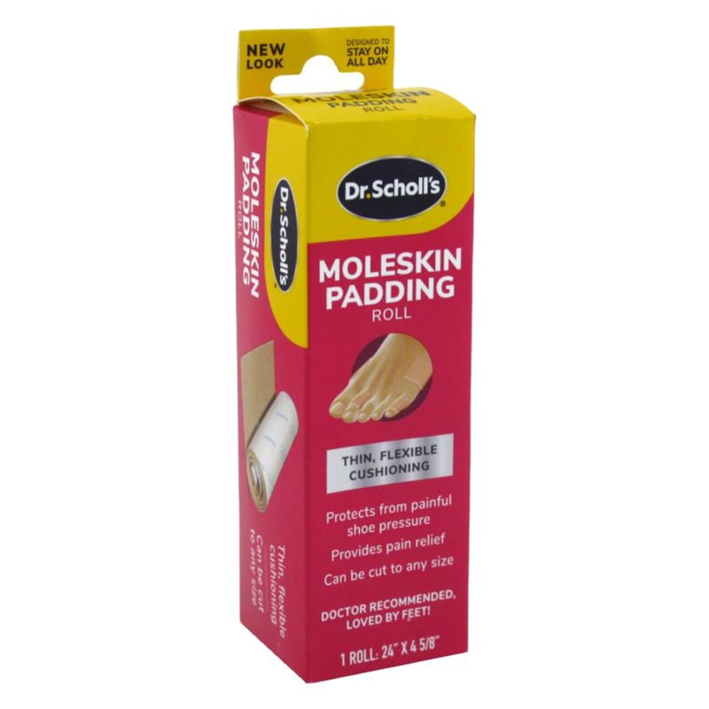 Dr. Scholls Moleskin Padding Roll (24In X 4 5/8 Pack) - Online ...