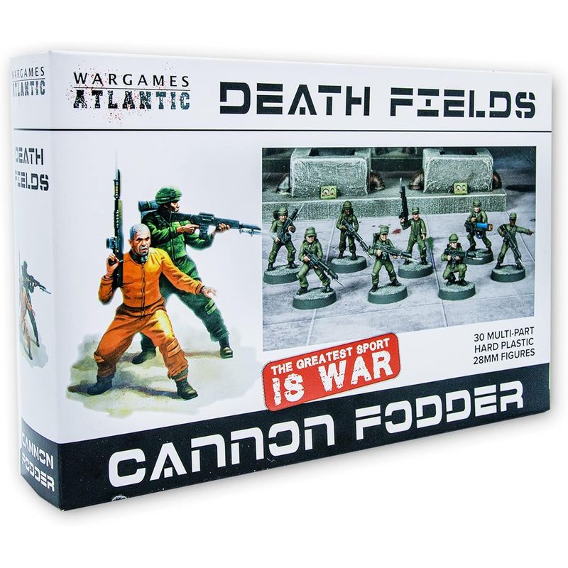 Wargames Atlantic Death Fields - Cannon Fodder (30 Figures) Multi-Part ...