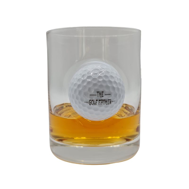 solo-pro master your game Golf Gifts for Men, Whiskey Glass with Real ...