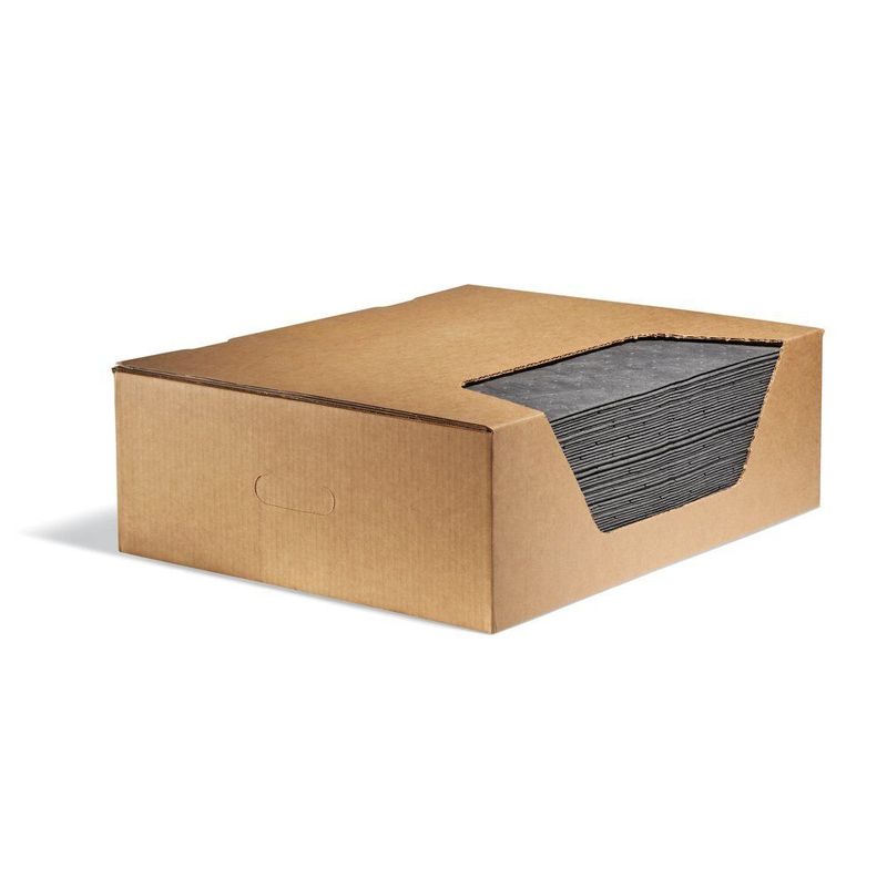 New Pig Absorbent Mat Pad in Dispenser Box (50)-22 oz Absorbency Pads ...