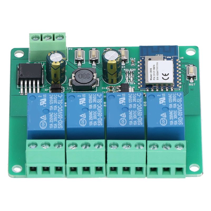 Eujgoov Channel Relay Module WiFi Momentary Inch Relay Self-Lock Switch ...