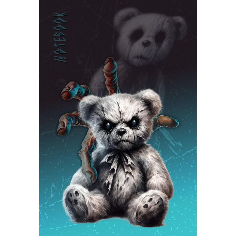 Creepy Zombie Teddy Bear Soul Snatching Notebook: Creepy Teddy Bear ...
