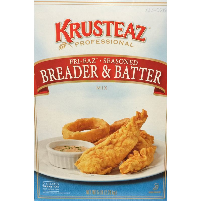 5 Pounds Krusteaz Fri-Eaz Seasoned Breader & Batter Mix (One Unit ...