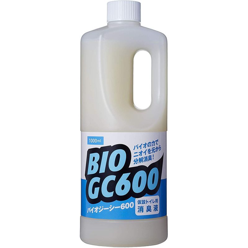 Bio GC600 Deodorizing Solution for Temporary Toilets, 33.8 fl oz (1,000 ...