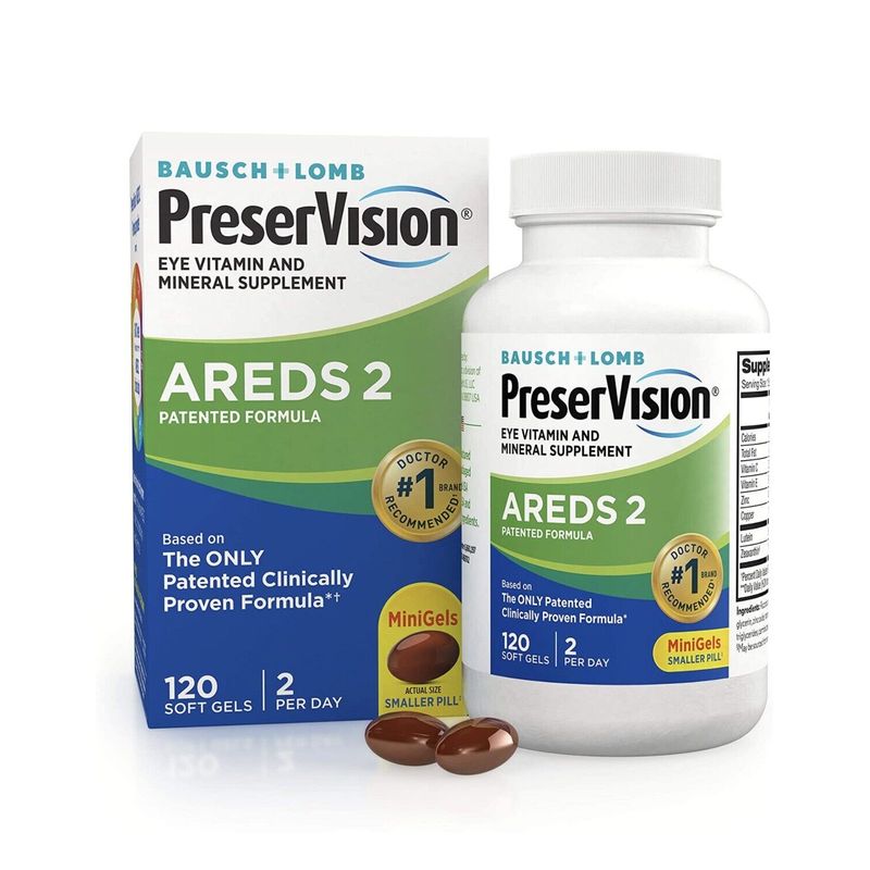 PreserVision Areds 2 Eye Vitamin and Mineral - 120 Softgels Exp 2024 - Online Marketplace ...