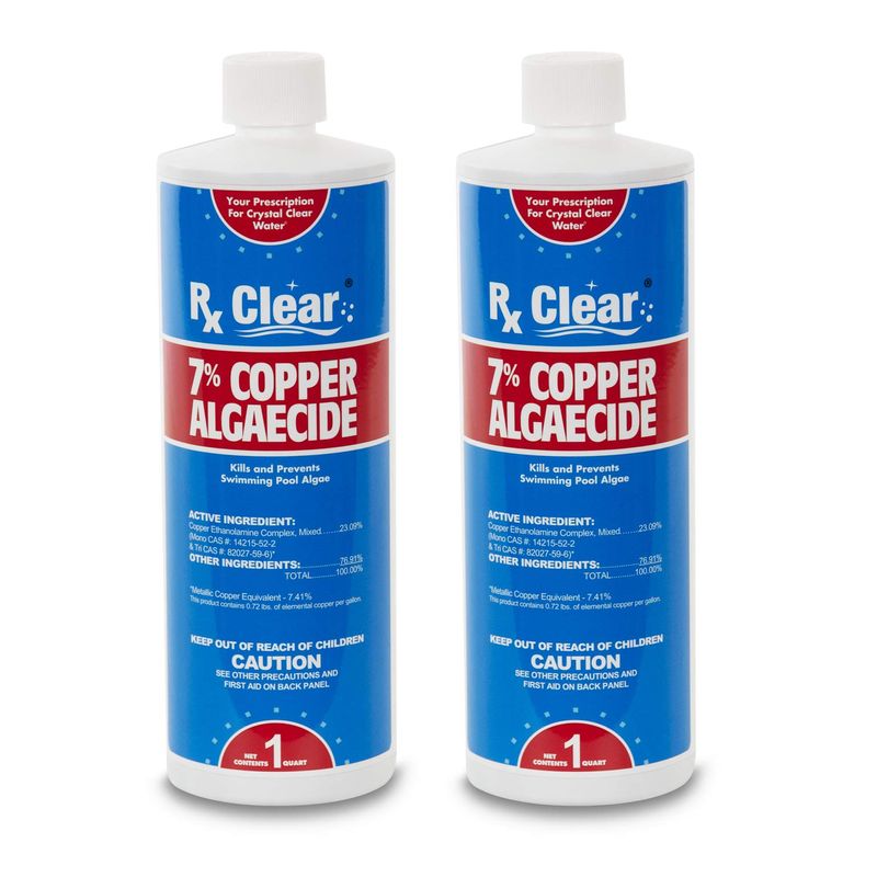 Rx Clear 7% Copper Algaecide | Kills and Prevents Algae for In-Ground ...