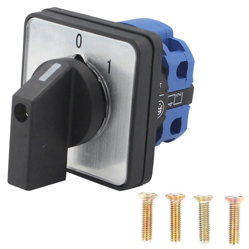 Universal Changeover Switch 690V 25A, 2 Position Selector Latching ...