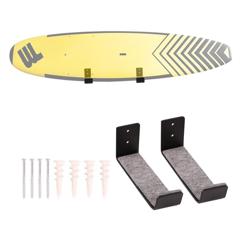 REDCAMP Surfboard Display Wall Rack, Sup Rack Surfing Board Wall Mount ...