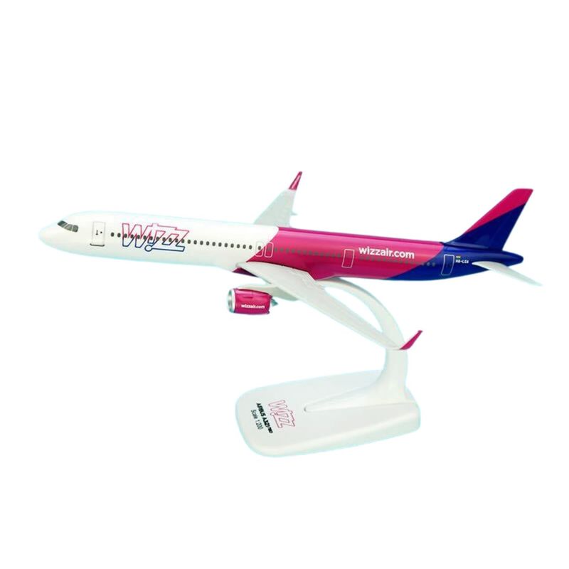 Model Airplane Wizz Air Airbus A321-200 HA-LGA in 1/200 Scale Plane ...