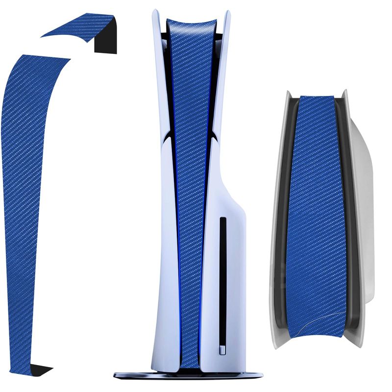 ZJRUI für PS5 Slim Console Middle Skin, 2023 PS5 Slim Disc/Digital ...