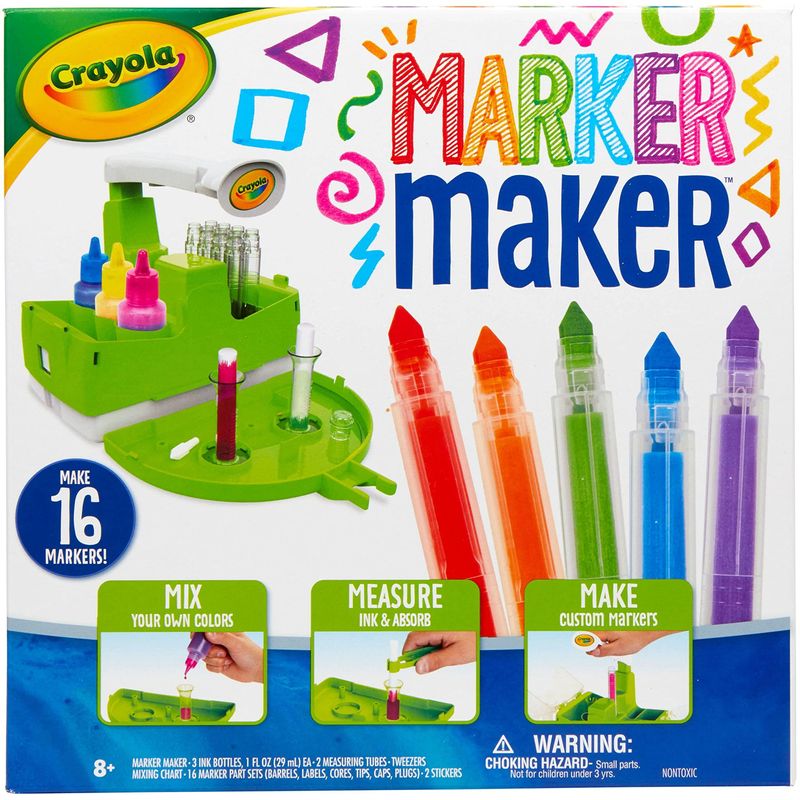 Crayola Marker Maker, DIY Craft Kit, Gift for Kids, 7, 8, 9, 10 ...
