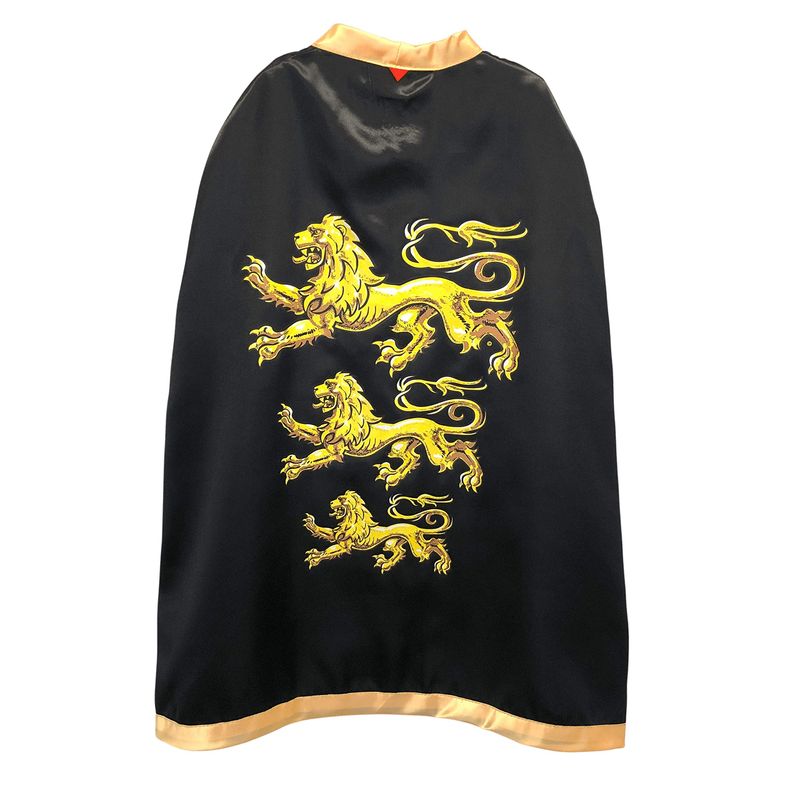 Liontouch Triple Lion King Cape | Medieval Pretend Play Toy Cloak for ...