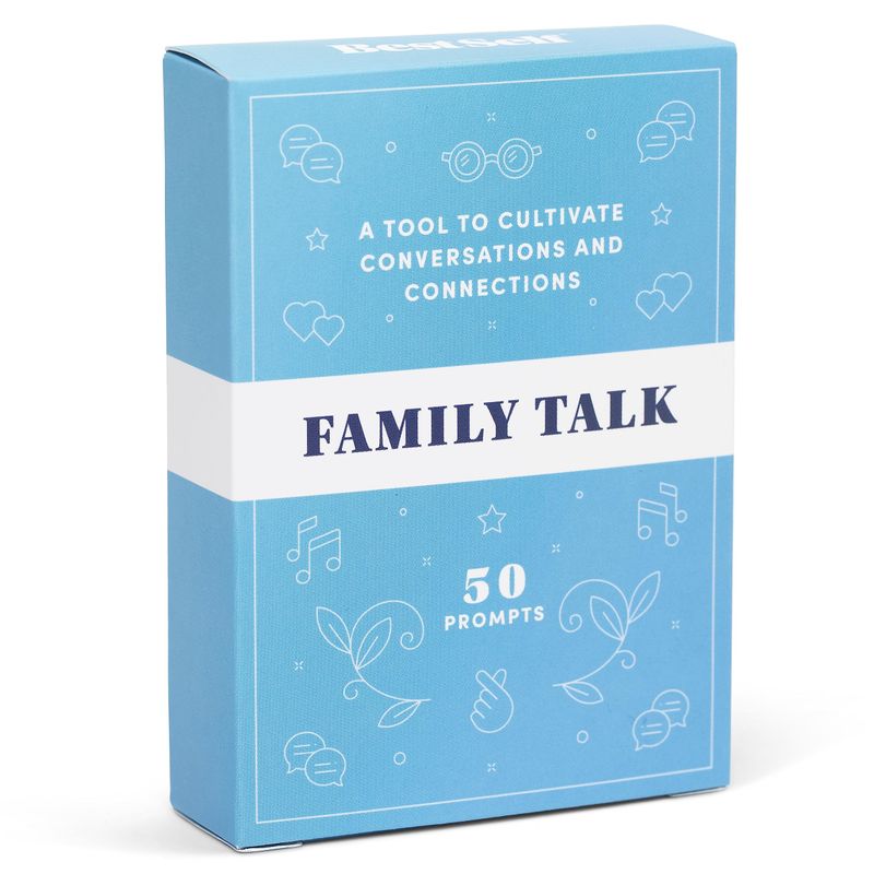 BestSelf Family Talk Deck - 50 Prompt Card Game for Family Game Night ...
