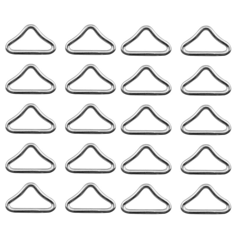 JCBIZ 20pcs Triangle Ring Buckle Trampoline Accessories 38x20mm ...