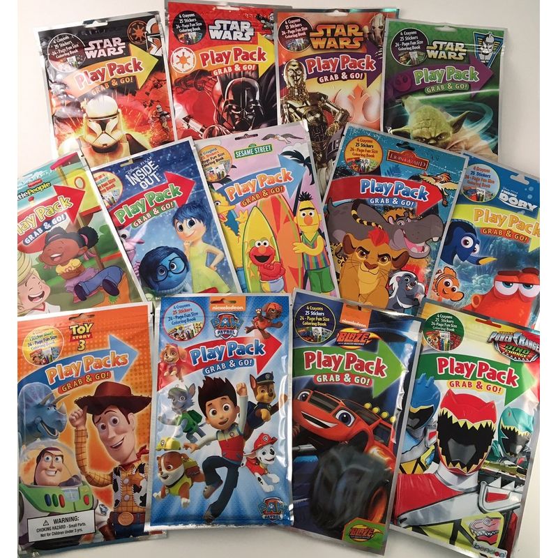 Play Pack Grab and Go Assorted Set For Boys (8 Different Packs ...
