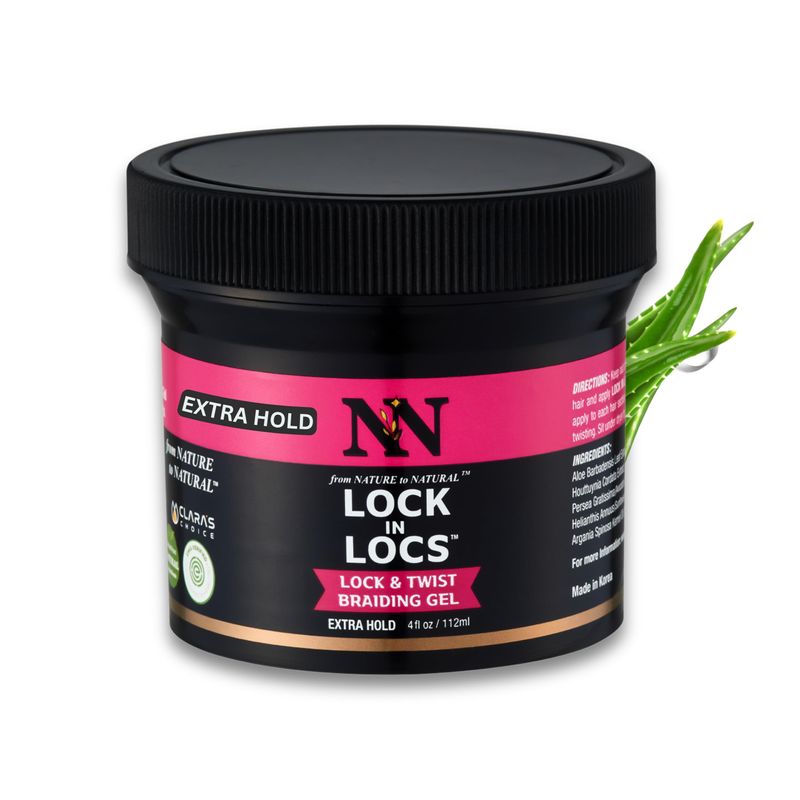 from NATURE to NATURAL Lock in Locs Lock & Twist Braiding Gel, 4 fl oz ...