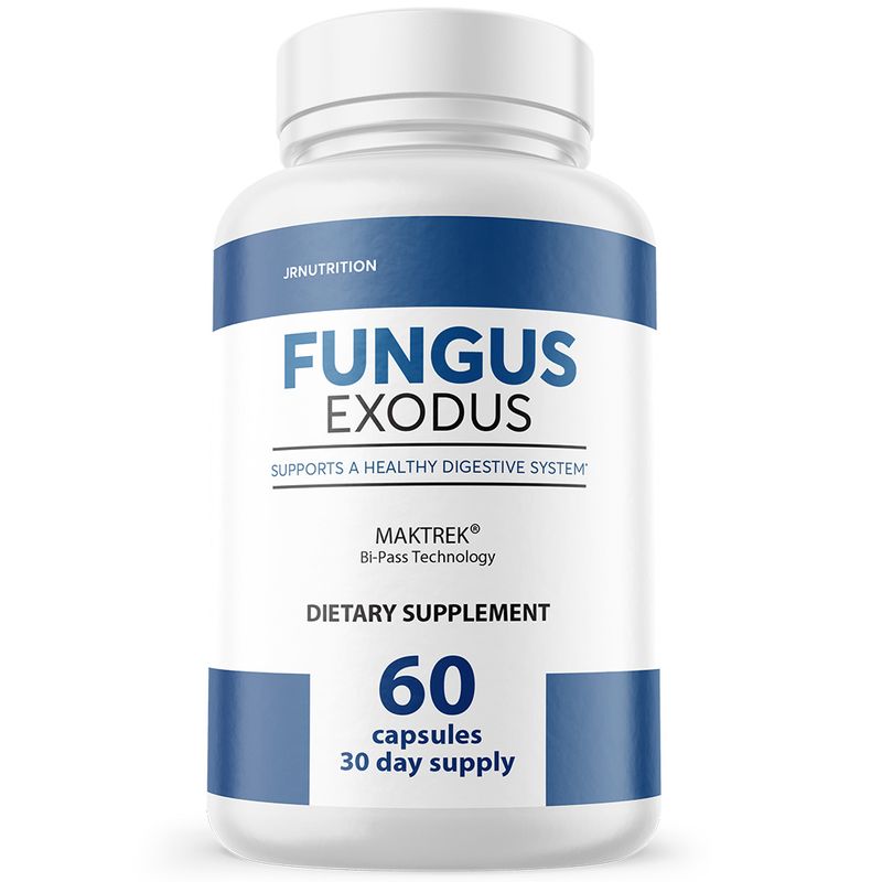 Fungus Exodus - Digestive System Dietary Supplement 60 Capsules ...