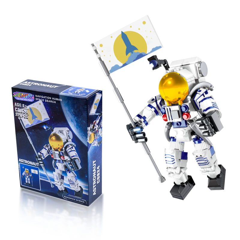 SIENON Astronaut Toys Building Kit for Kids and Adults-229pcs Building ...