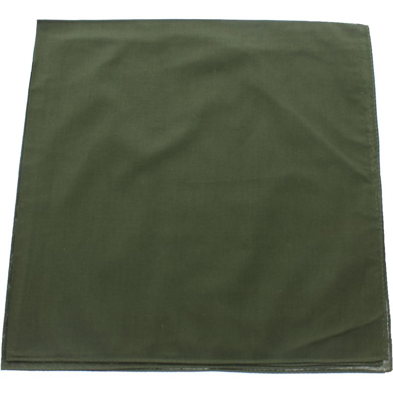 Army Universe Olive Drab Solid Color Jumbo Military Bandana (27" x 27 ...