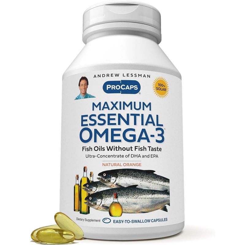 ANDREW LESSMAN Maximum Essential Omega-3 Orange - 30 Softgels - Ultra ...