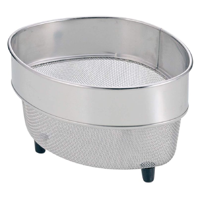 Pearl Metal HB-4158 Triangular Corner Colander, Mini, Stainless Steel ...