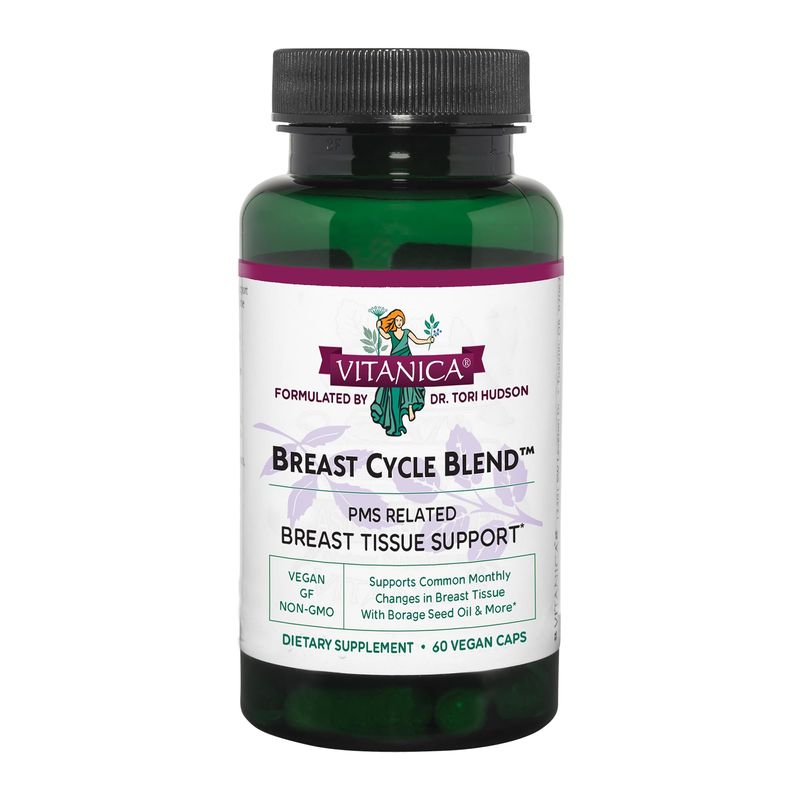 Vitanica - Breast Cycle Blend - Breast Cycle Support - 60 Vegetarian ...