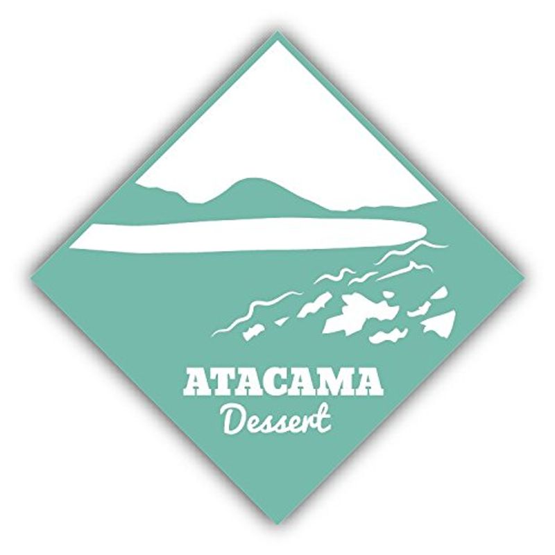 Atakama Desert South America Travel Car Bumper Sticker Decal 5" x 5 ...