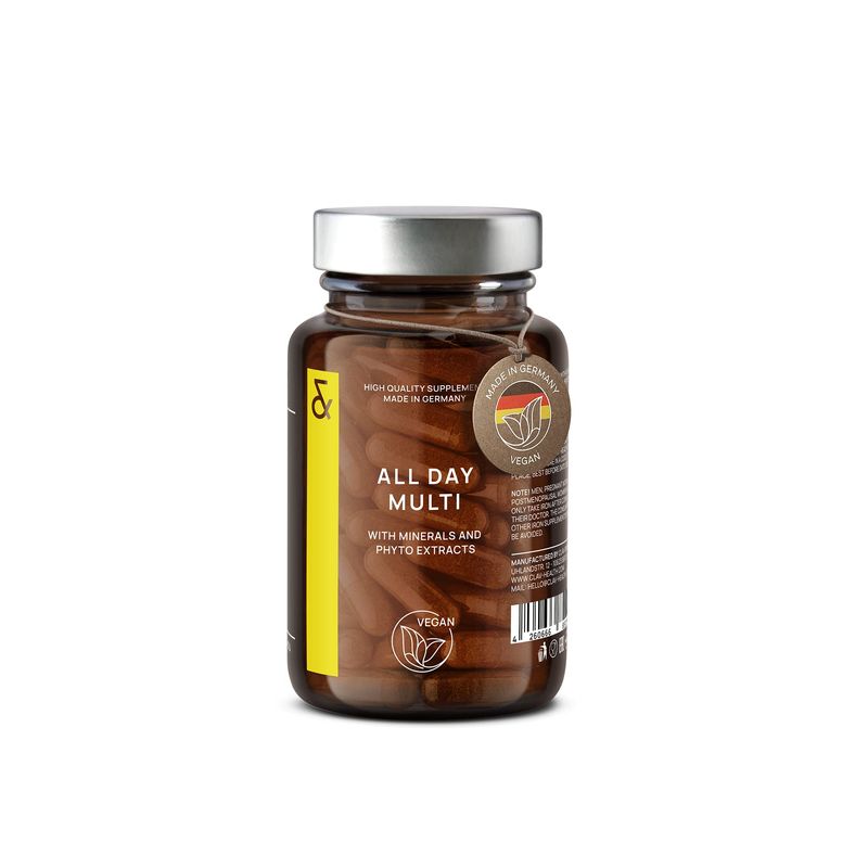 All Day Multi - A-Z Multivitamins and Minerals - 30 Valuable Vitamins ...