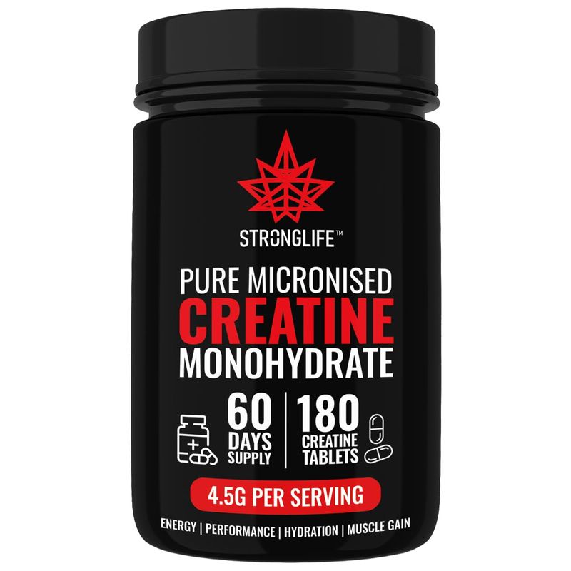 Creatine Monohydrate Powder by Stronglife - 250 Grams, 50 Servings at 5 ...