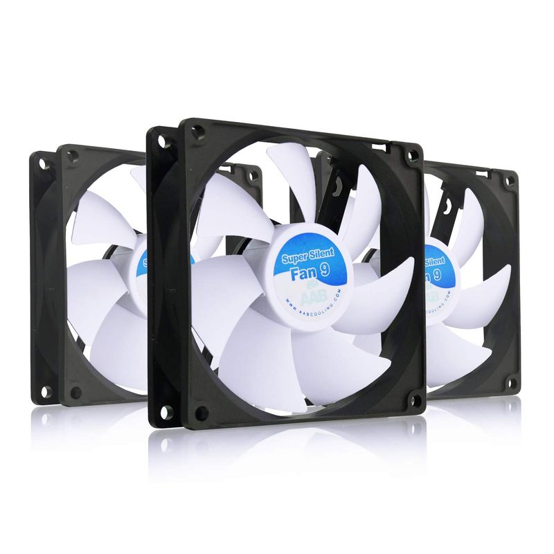 AABCOOLING Super Silent Fan 9 - Silent and Efficient 92mm Fan with 4 ...