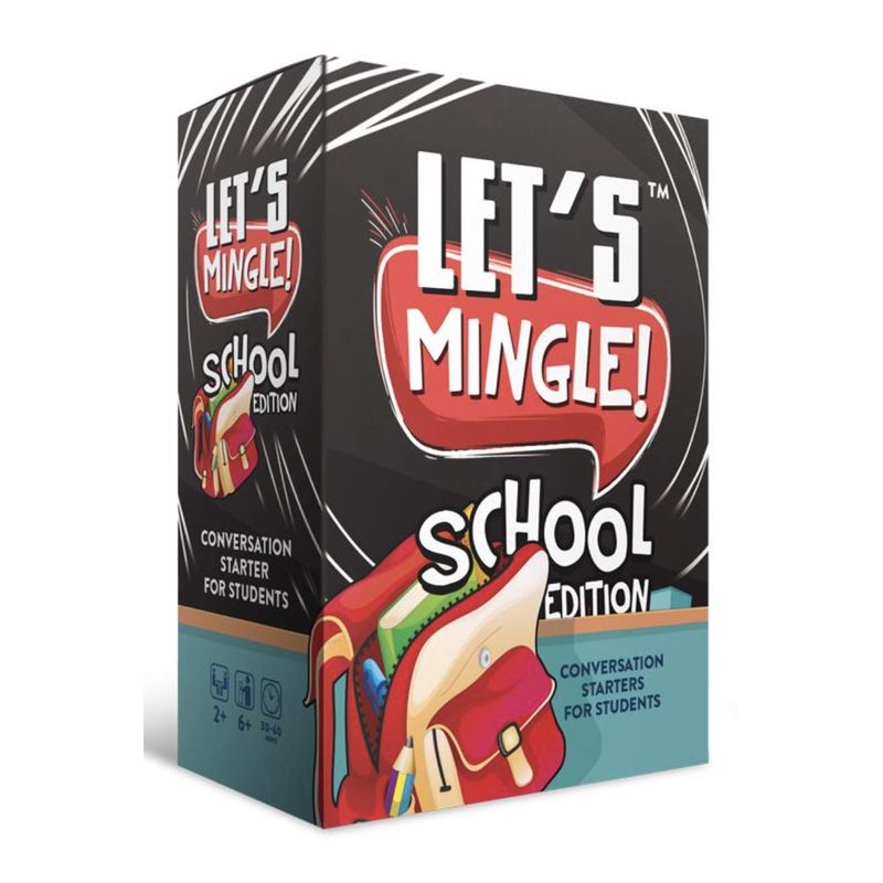 FUN TRIBE CREW Let's Mingle Conversation Starters School Edition ...