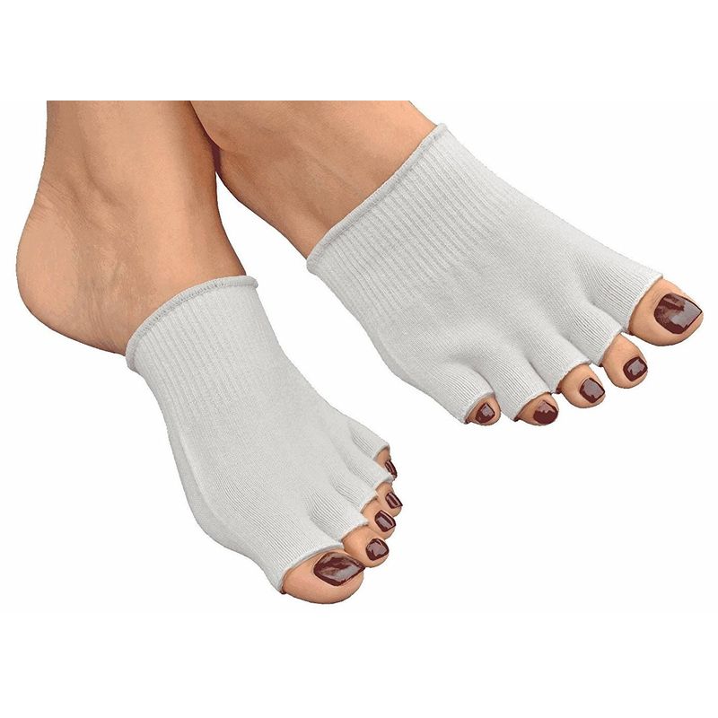 Bcurb Toe Gel-Lined Compression Socks Toes Separating Therapeutic ...