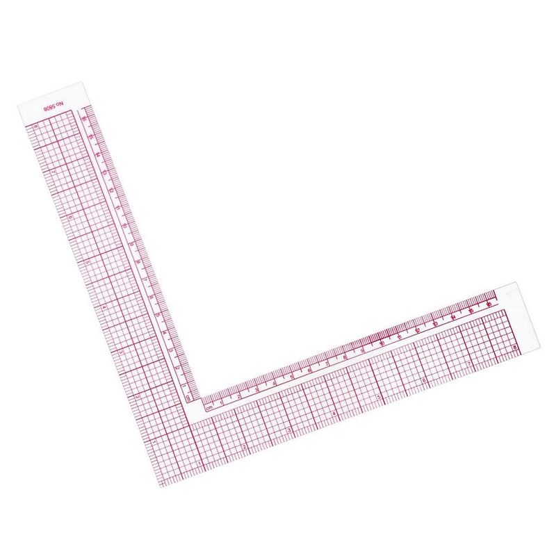 L-Shaped Square Ruler, Sewing Ruler, Curb Scale, French Curve Sewing, L ...