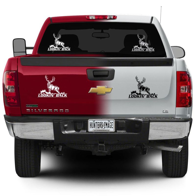 Lookin Back Decal - Mule Deer Hunting Sticker - Mule Deer - Deer Hunter ...