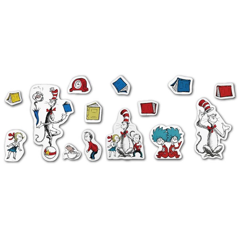 Eureka Dr. Seuss The Cat in the Hat Large Bulletin Board Set and ...