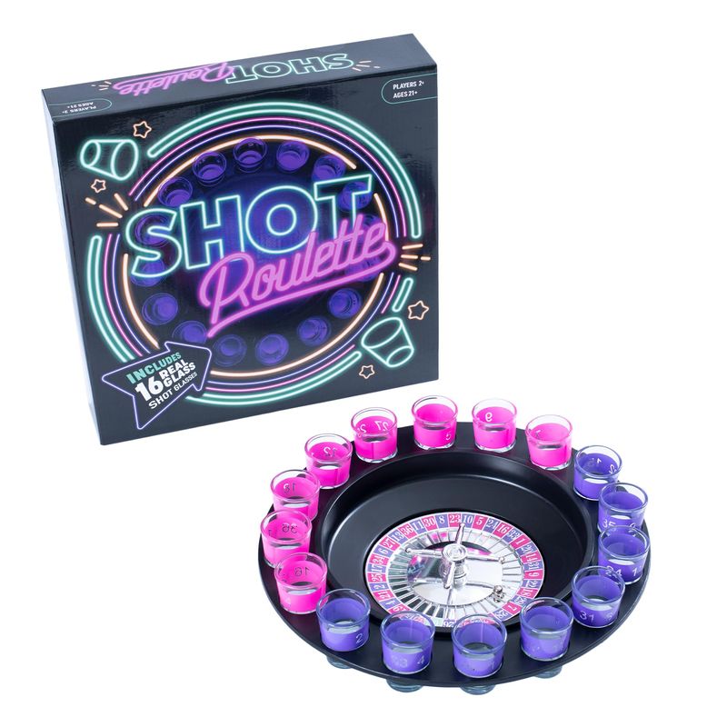 Endless Games Shot Roulette Drinking Game | Spin The Wheel Party Game ...
