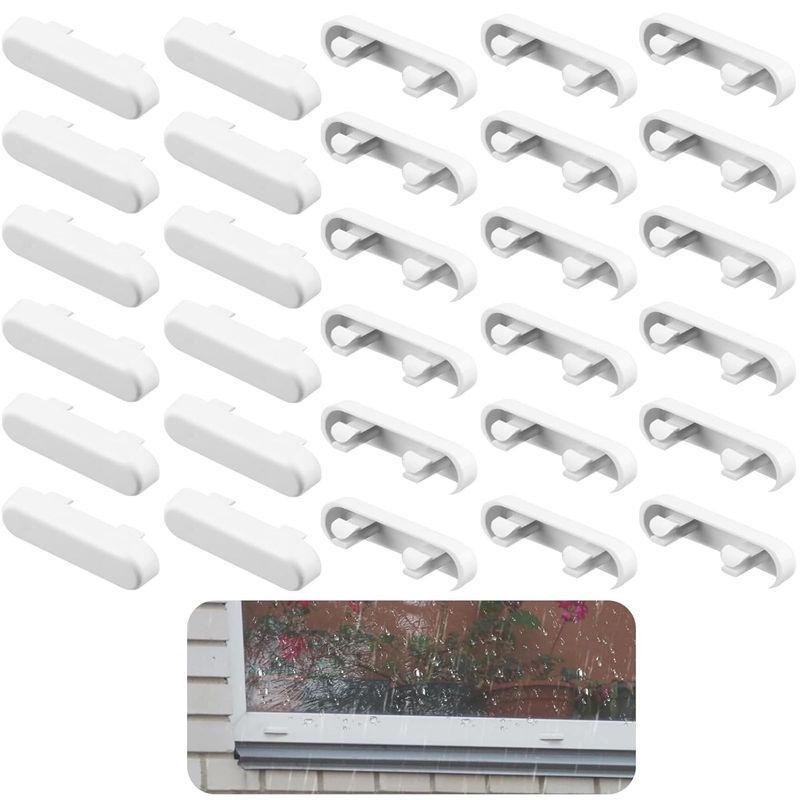 IUSOT 30PCS Weep Hole Drainage Covers, Window Vent Cover, Window ...