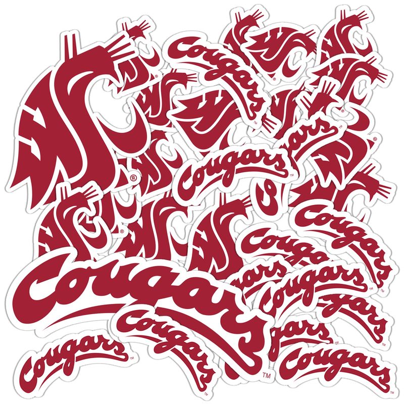 Washington State University Sticker WSU Cougars Cougs Stickers Vinyl ...