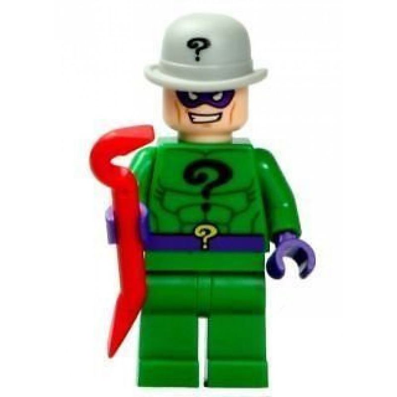 LEGO DC Comics Super Heores Minifigure The Riddler with Crowbar ...