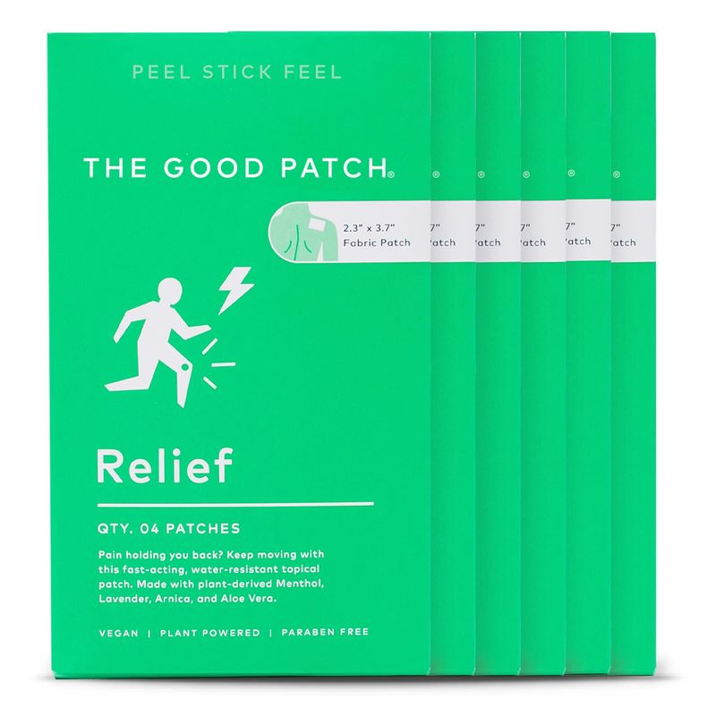 The Good Patch Plant Powered Pain Relief Patches - Menthol, Lavender ...