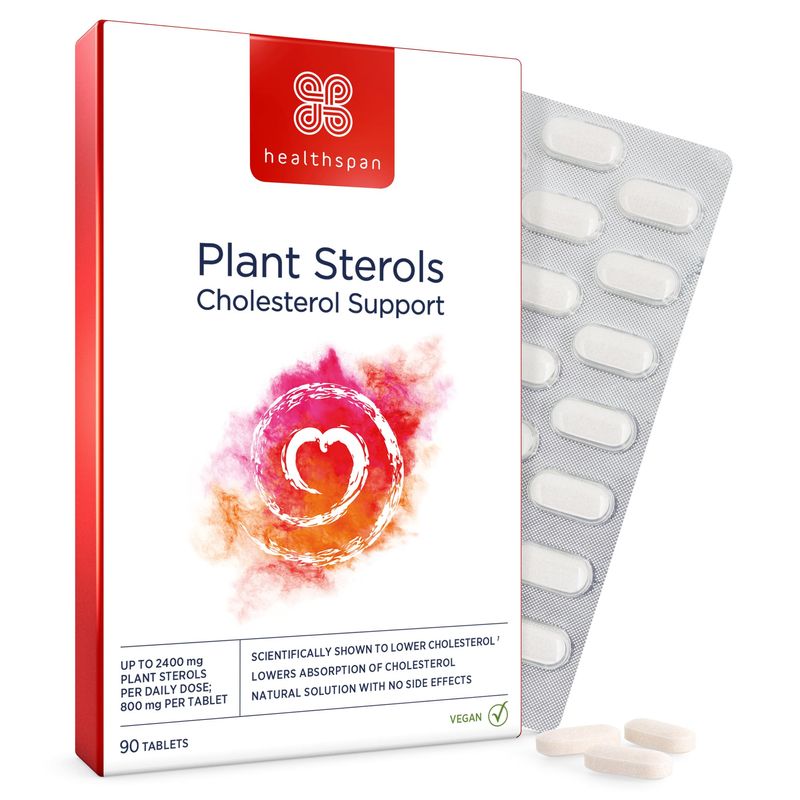 Healthspan Plant Sterols 800mg | Blocks Absorption of Dietary ...