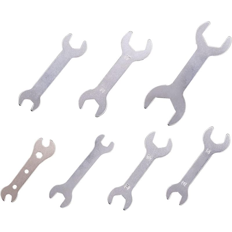 Biqing 7PCS Double End Spanner Ultra Thin Wrench Set, 2mm Thin Wrench ...
