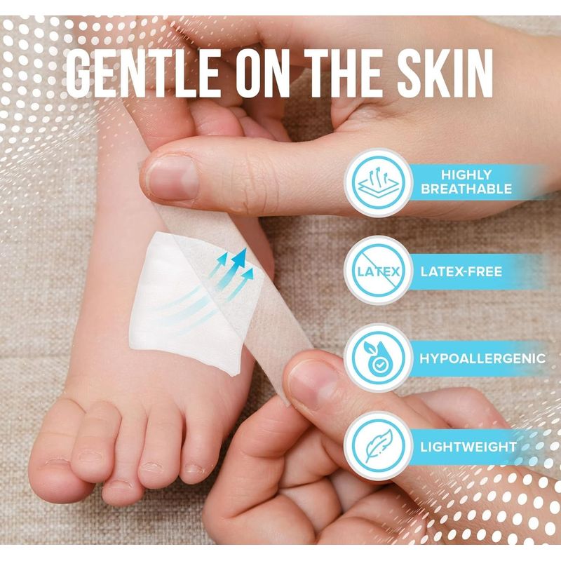 Pack of 6 Microporous Surgical Tape, 5cm X 10m, First Aid Medical Tape ...