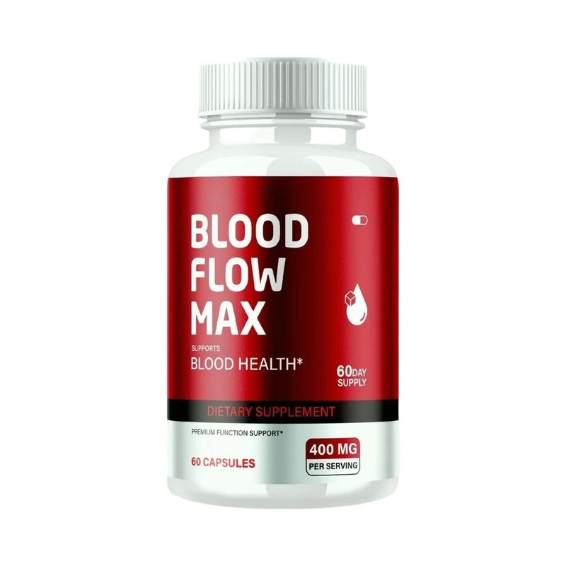 Blood Flow Max Capsules to Support Healthy Blood Sugar - 60 Capsules ...