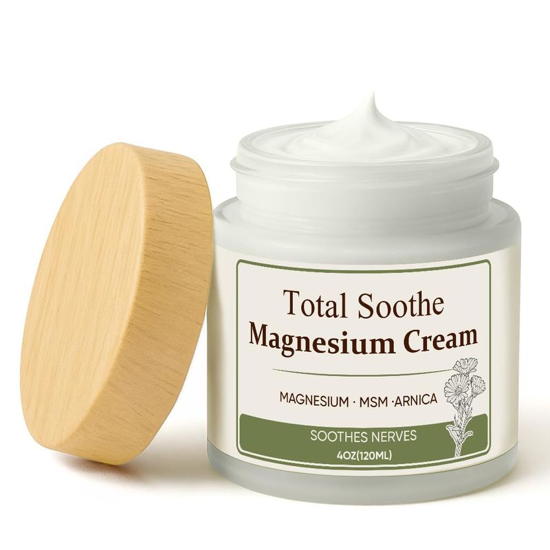 Total Soothe Magnesium Cream with MSM & Arnica – Fast Absorbing Non ...