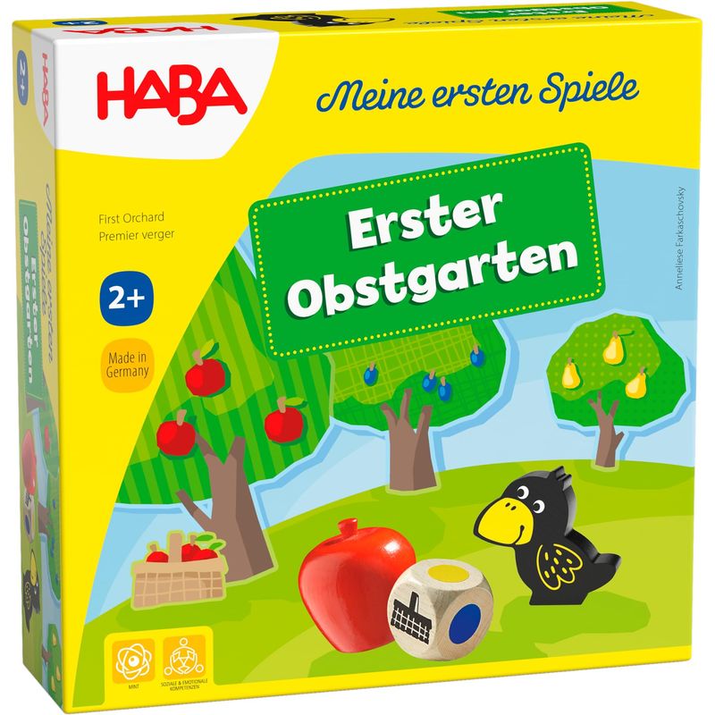 Haba 4655 My First Games, First Fruit Garden, Fun Game with Colours and ...