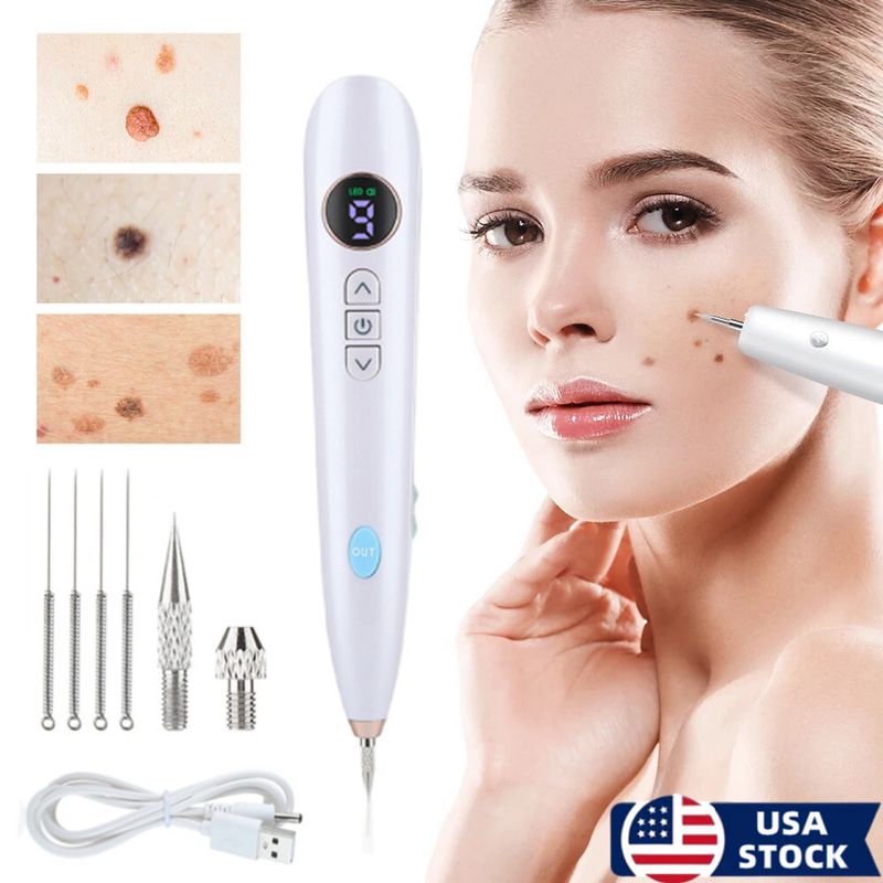 Laser Plasma Pen Mole Removal Kit Dark Spot Skin Tag Tattoo Wart ...